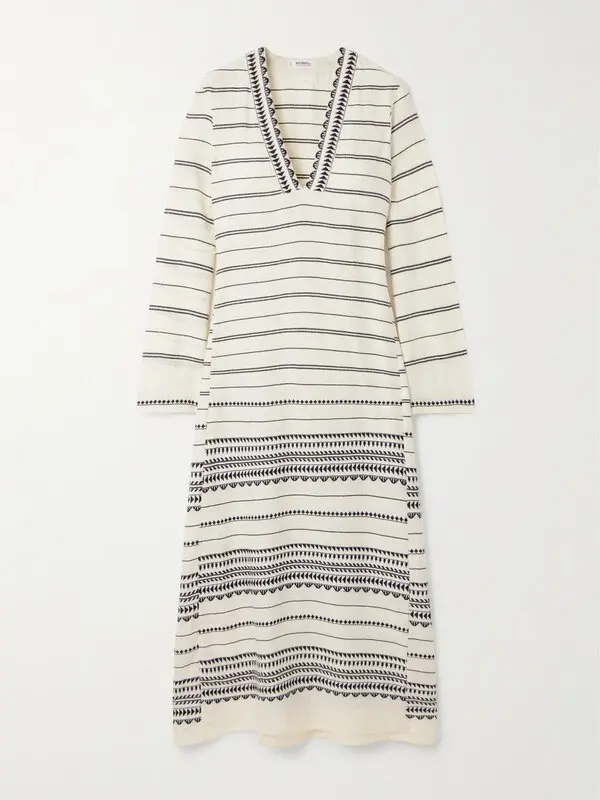 LEMLEM Theodora Cotton Kaftan - Ecru