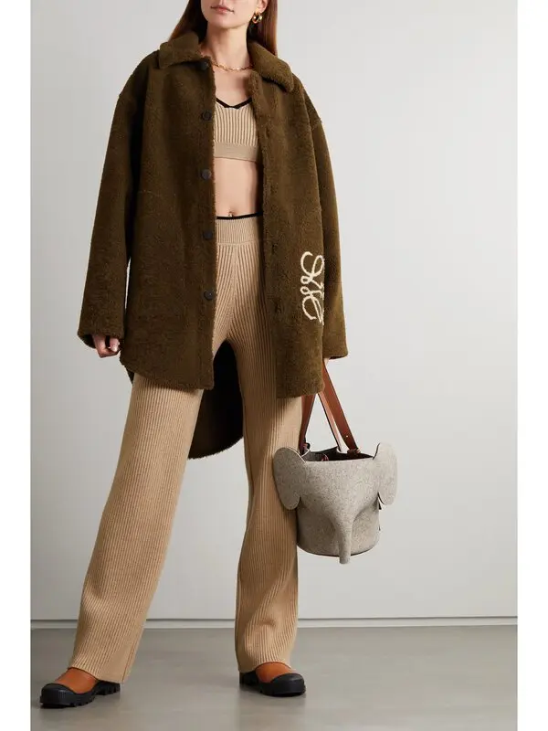 Loewe Ribbed Wool Bralette