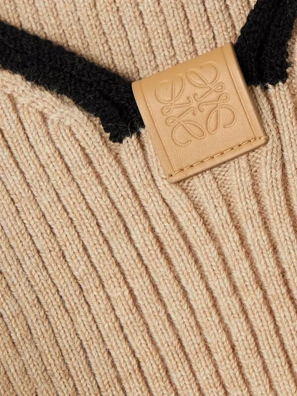 Loewe Ribbed Wool Bralette