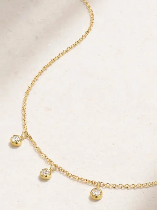 JENNIFER MEYER 18-karat Diamond Necklace - Gold