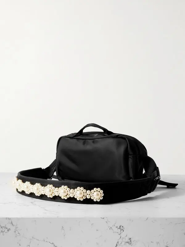 Simone Rocha Embellished Shell Belt Bag