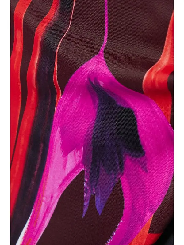 LOUISA BALLOU One-shoulder Recycled Swimsuit - Red