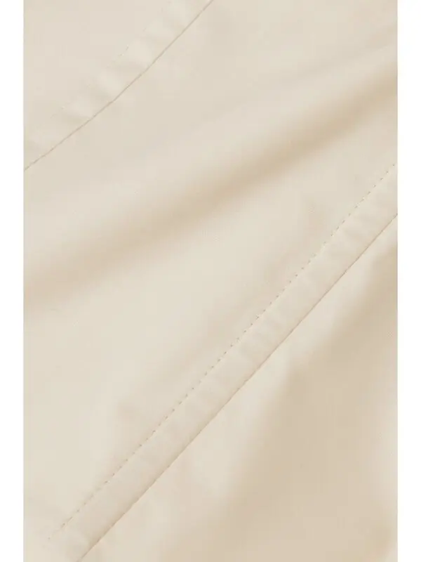 THE ROW Hilde Strapless Cotton-poplin Bustier Top