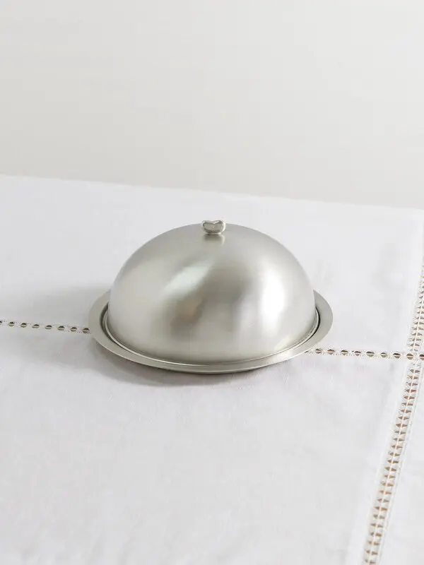 GOHAR WORLD Large Nickel-plated Cloche - Silver