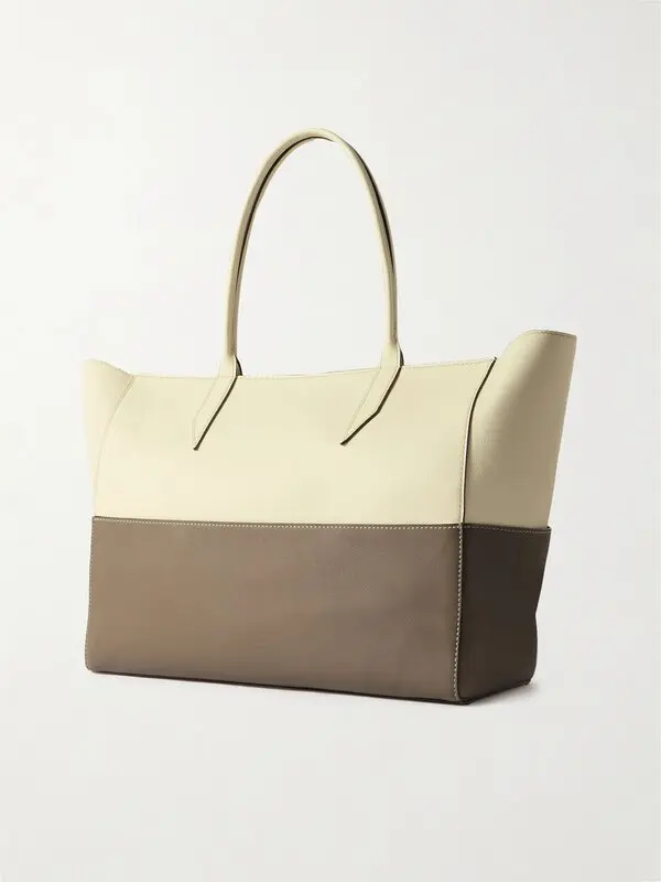 METIER Incognito Two-tone Leather Tote