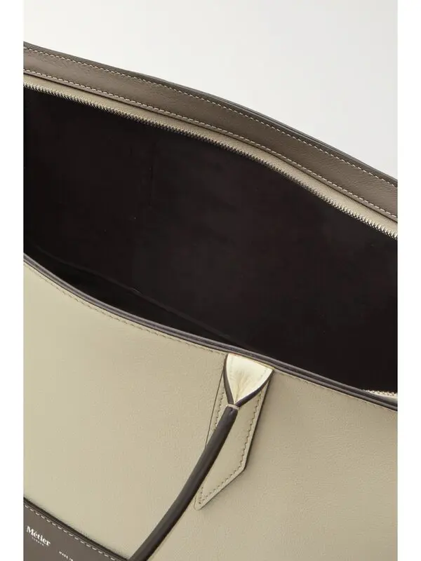 METIER Incognito Two-tone Leather Tote