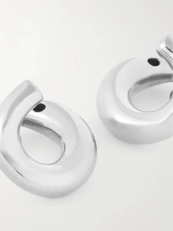 Bottega Veneta Sardine Hoop Earrings