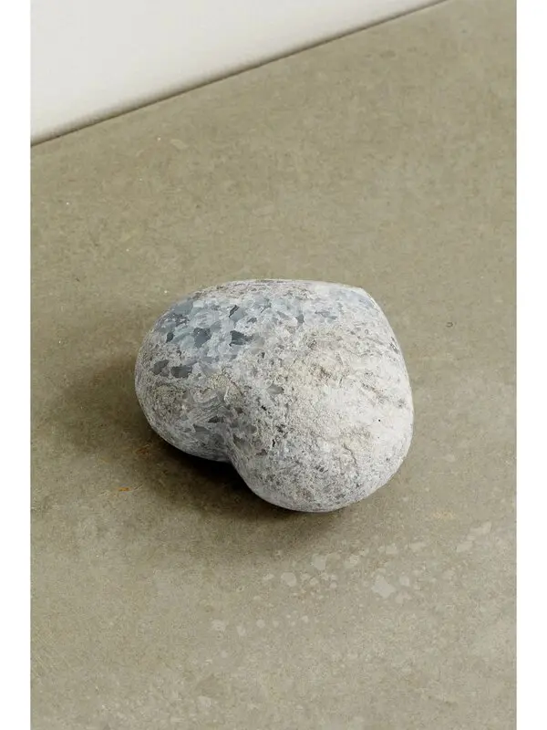 JIA JIA HOME Small Celestine Geode Heart