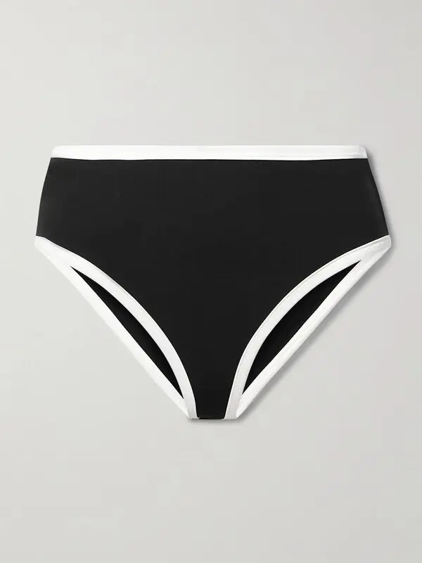 Marysia Carrara Two-toned Bikini Briefs - Black