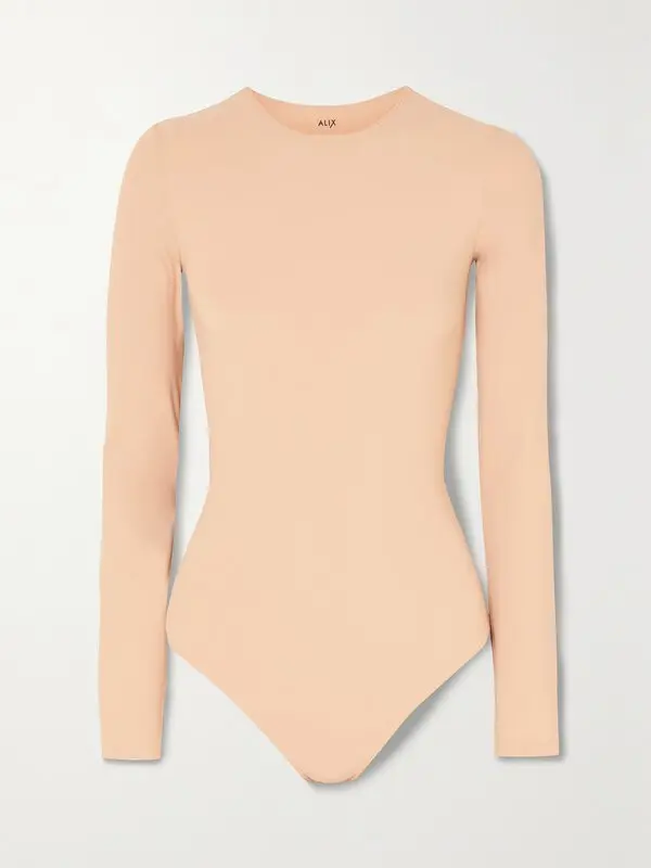 ALIX NYC Leroy Stretch-jersey Thong Bodysuit - Neutrals