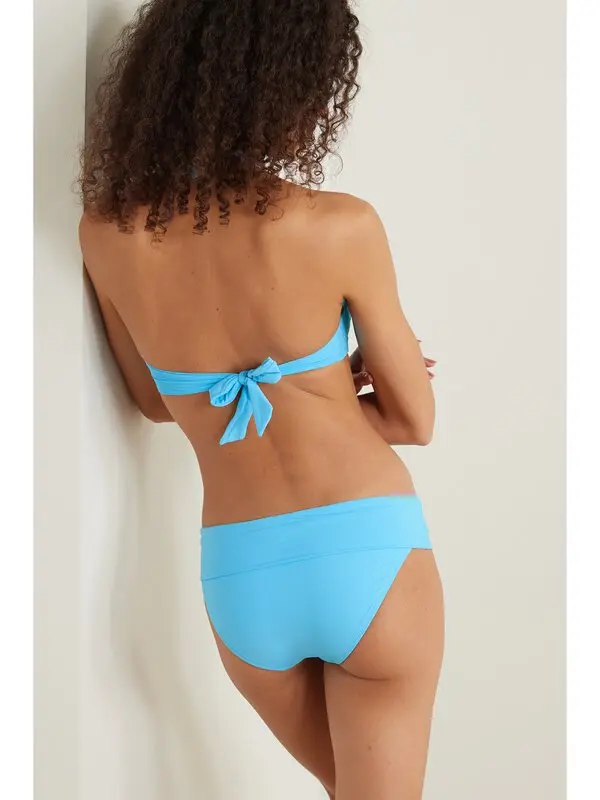 Melissa Odabash Brussels Embellished Halterneck Bikini Top - Blue