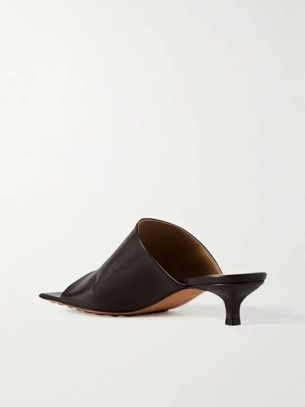 Bottega Veneta Leather Mules - Brown