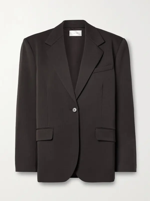 THE ROW Viper Grain De Poudre Wool Blazer