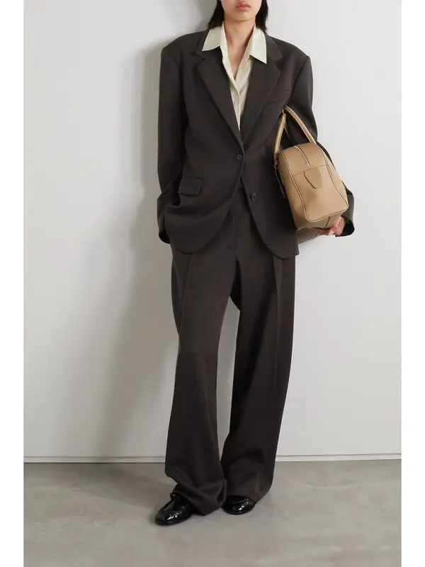 THE ROW Viper Grain De Poudre Wool Blazer