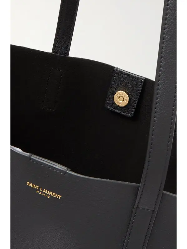 Saint Laurent North/south Leather Tote - Black