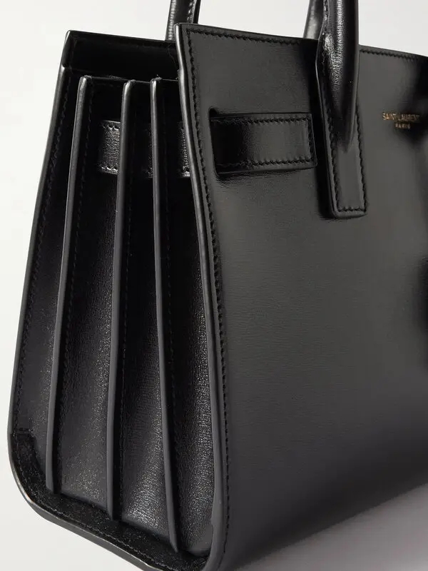 Saint Laurent Sac De Jour Nano Leather Tote - Black