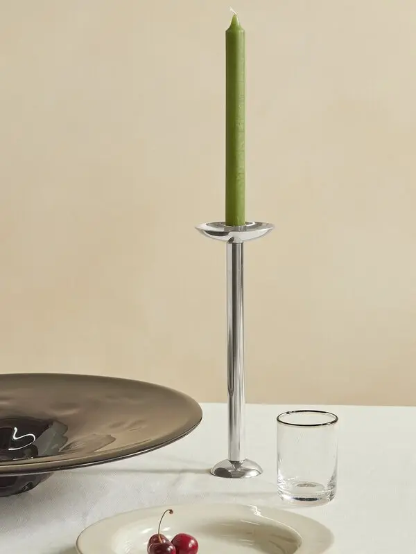 LOUISE ROE Champagne Stainless Steel Candle Holder