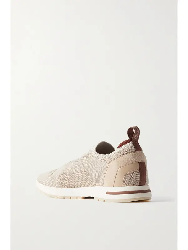 Loro Piana Flexy Wool-blend Sneakers - Neutrals