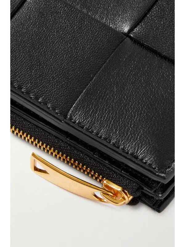 Bottega Veneta Cassette Intrecciato Leather Wallet