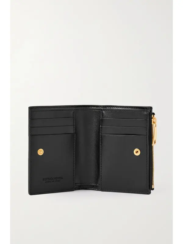 Bottega Veneta Cassette Intrecciato Leather Wallet