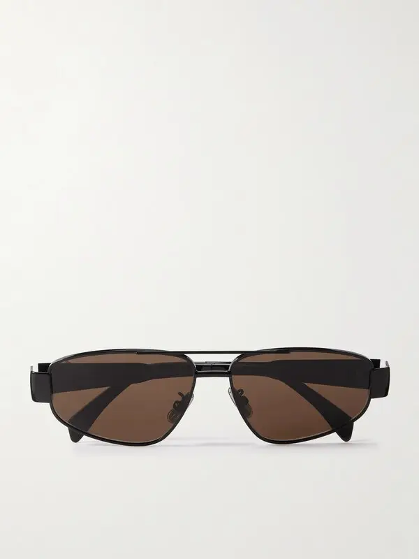 Celine Triomphe Aviator Sunglasses - Black