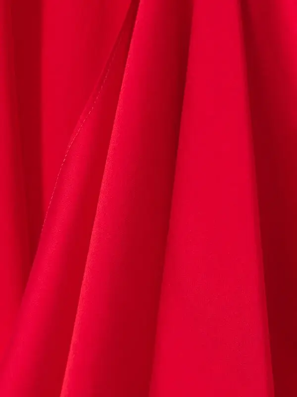 Acne Studios Asymmetric Cutout Silk Midi Skirt