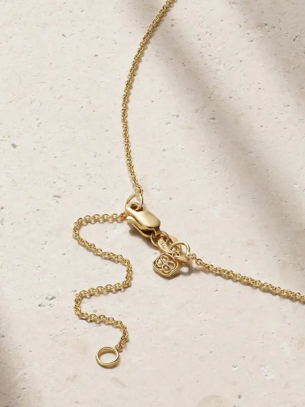 SYDNEY EVAN 14-karat Yellow Diamond Pendant Necklace