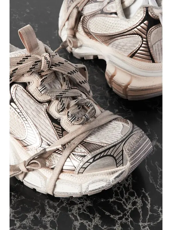 Balenciaga 3xl Mesh And Rubber Sneakers