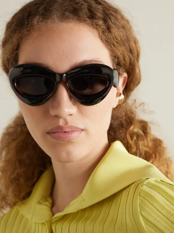 Loewe Inflated Cat-eye Sunglasses - Brown