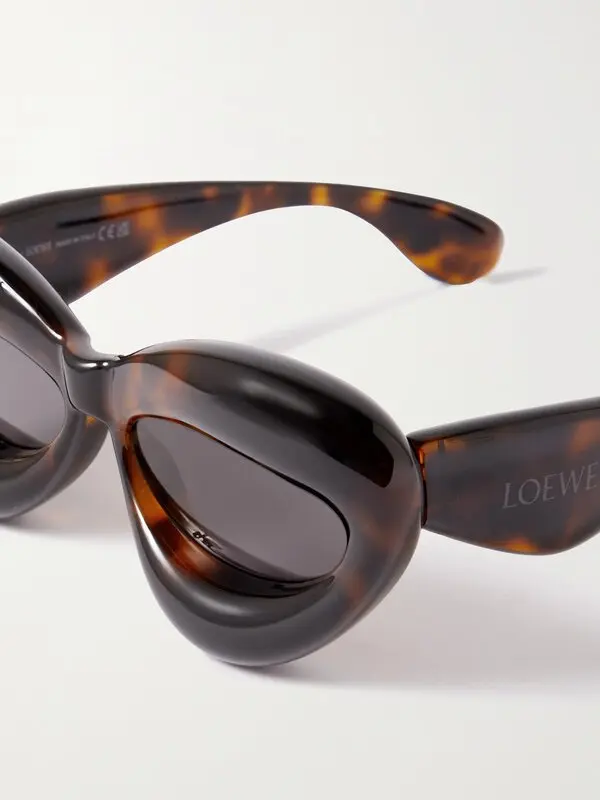 Loewe Inflated Cat-eye Sunglasses - Brown