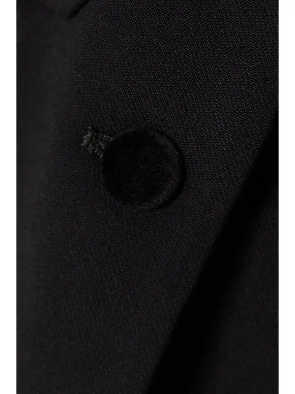 LIBEROWE Raja Velvet-trimmed Wool Jacket