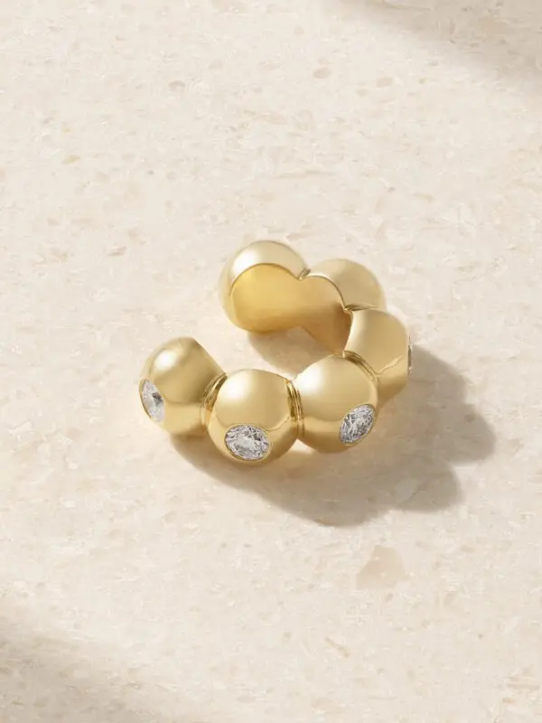 Melissa Kaye Audrey 18-karat Diamond Ear Cuff - Gold