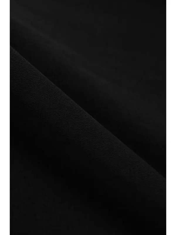 Another Tomorrow Organic Cotton & Tencel Jersey Midi Dress - Black