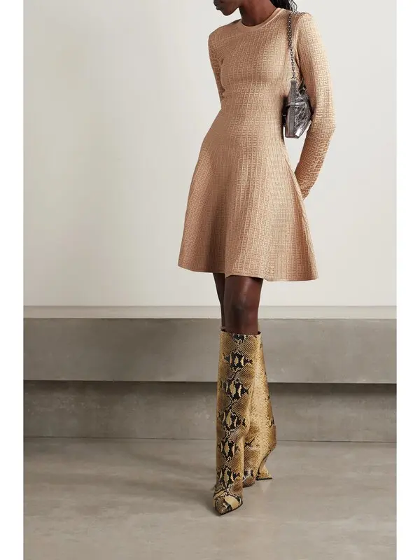 Givenchy Jacquard-knit Mini Dress