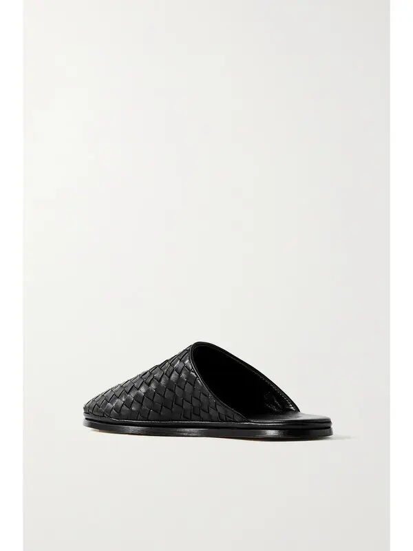 Bottega Veneta Intrecciato Leather Slippers