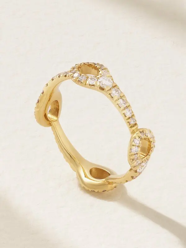Melissa Kaye 18-karat Diamond Ring - Gold