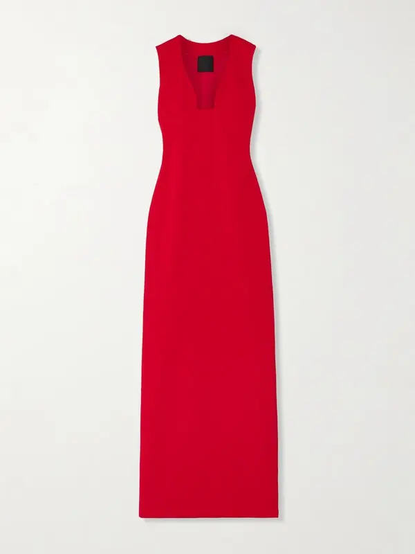 Givenchy Crepe Gown - Red