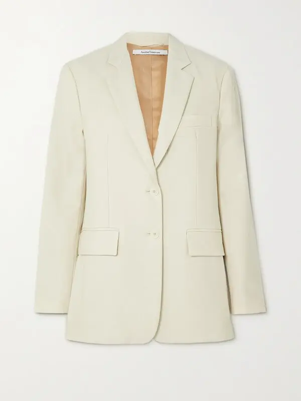 Another Tomorrow Merino Wool Blazer
