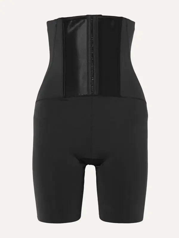 Spanx Under Sculpture High-rise Control Shorts - Black