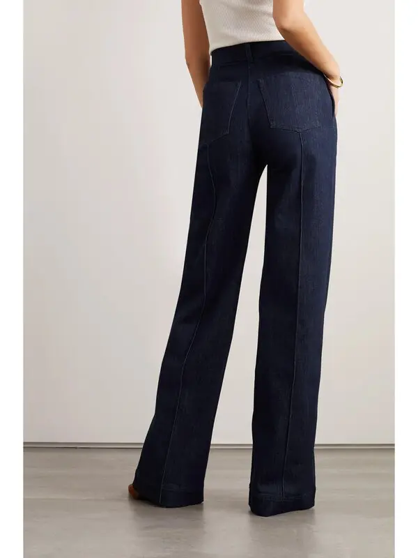 Another Tomorrow High-rise Straight-leg Stretch Organic Jeans
