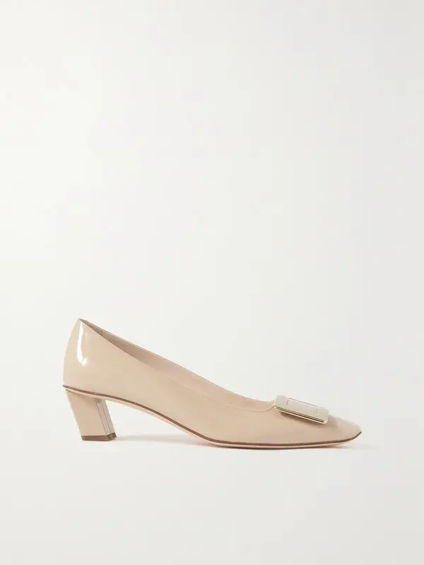 ROGER VIVIER Belle Vivier Patent Leather Pumps - Pink