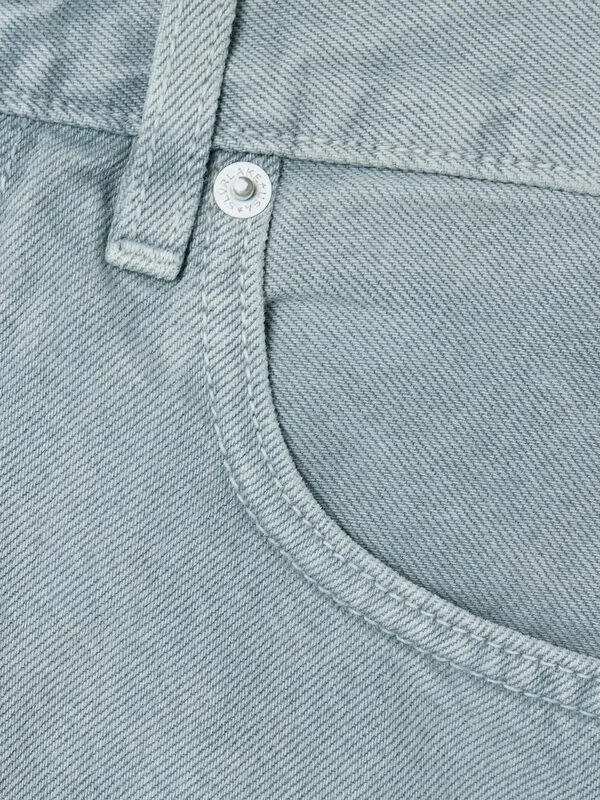 SLVRLAKE Frayed Denim Maxi Skirt