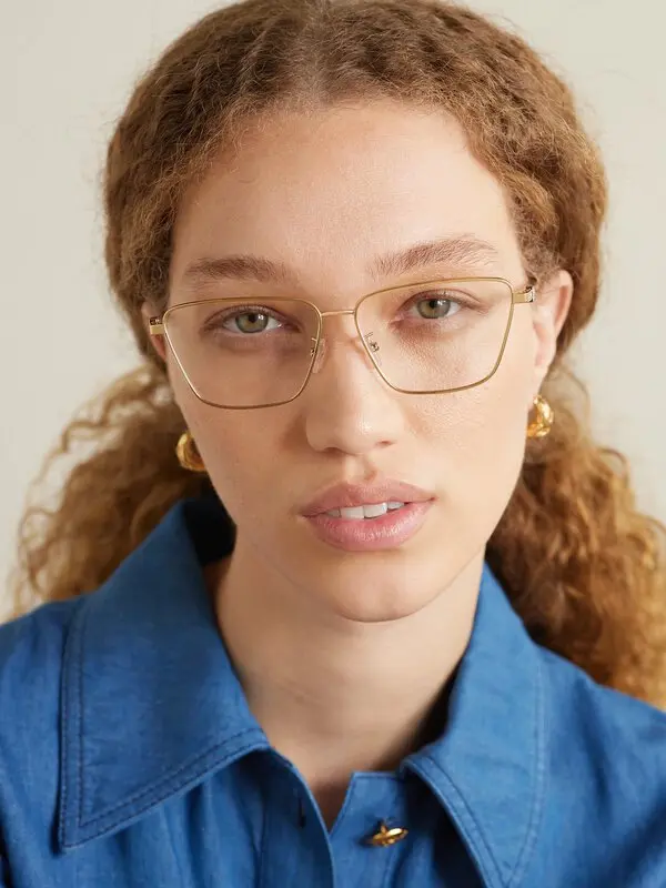 Fendi Baguette Square-frame -tone Optical Glasses