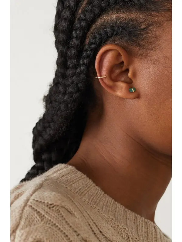 MELISSA JOY MANNING 14-karat Recycled Gold Emerald Earrings