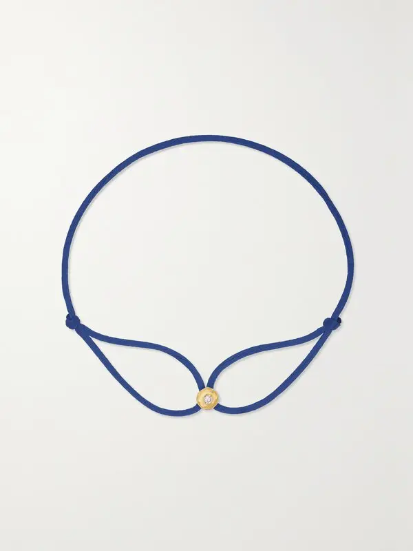 OCTAVIA ELIZABETH Nesting Gem" Parachute Bracelet - Blue