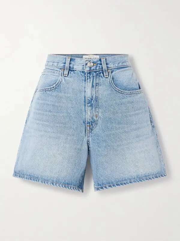 SLVRLAKE Walker Denim Shorts - Blue