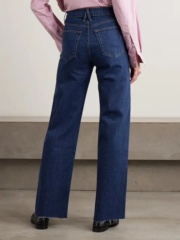 SLVRLAKE Grace High-rise Wide-leg Jeans - Blue