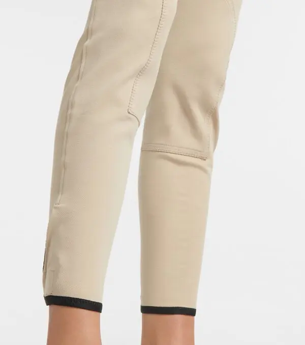 Loro Piana Doris Slim-fit Cotton-blend Twill Trousers