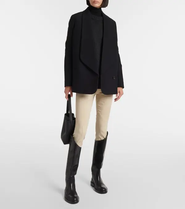 Loro Piana Doris Slim-fit Cotton-blend Twill Trousers