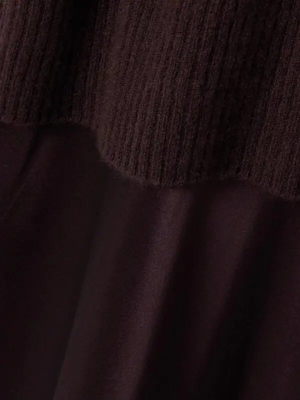 Christopher Esber Monument Cashmere And Silk-satin Maxi Dress